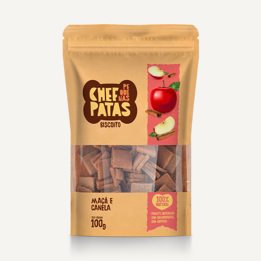 Biscoito Maçã e Canela – Chef Pequenas Patas